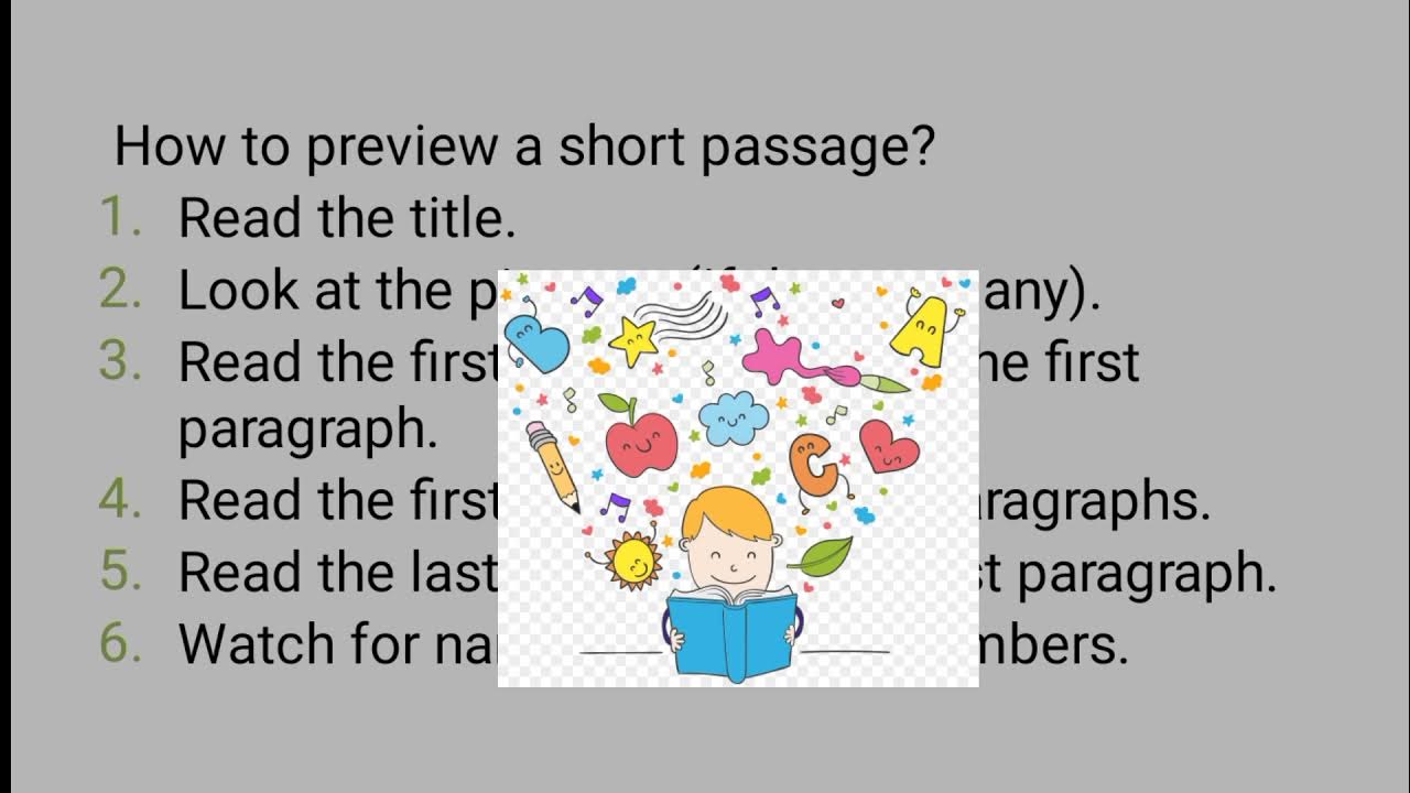 Previewing and Predicting - YouTube