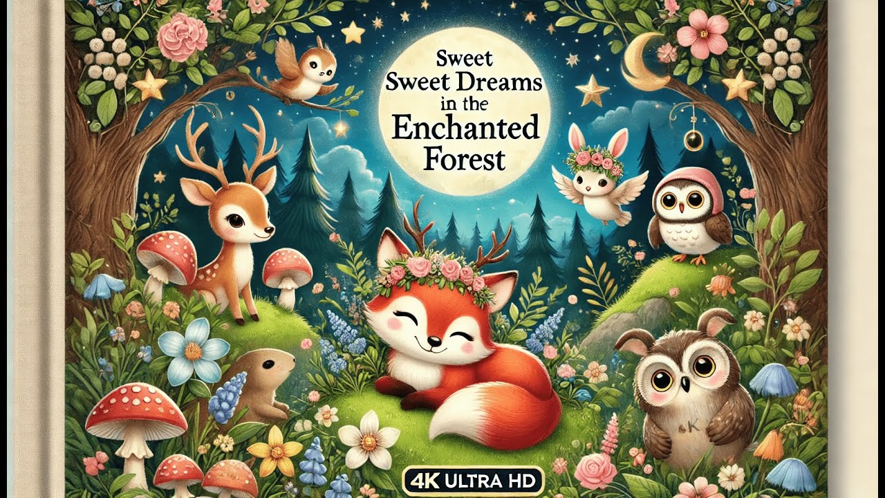 Sweet Dreams in the Enchanted Forest: Comforting Animal Bedtime Story ...