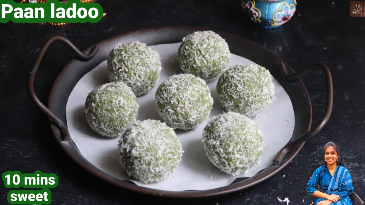 Paan ladoo | paan coconut laddu | paan ladoo with gulkand | Diwali ...