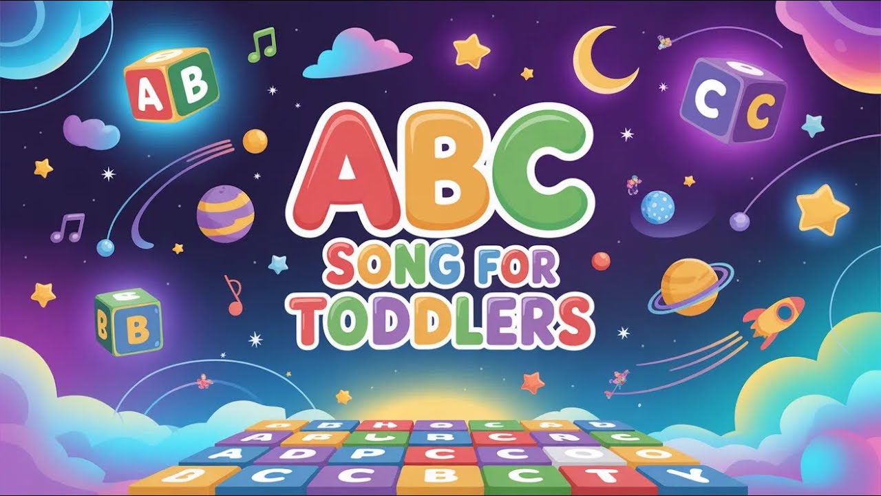 ABC Song for Toddlers 🎵 | Learn ABC Letters with Fun Rhythm and Beats ...
