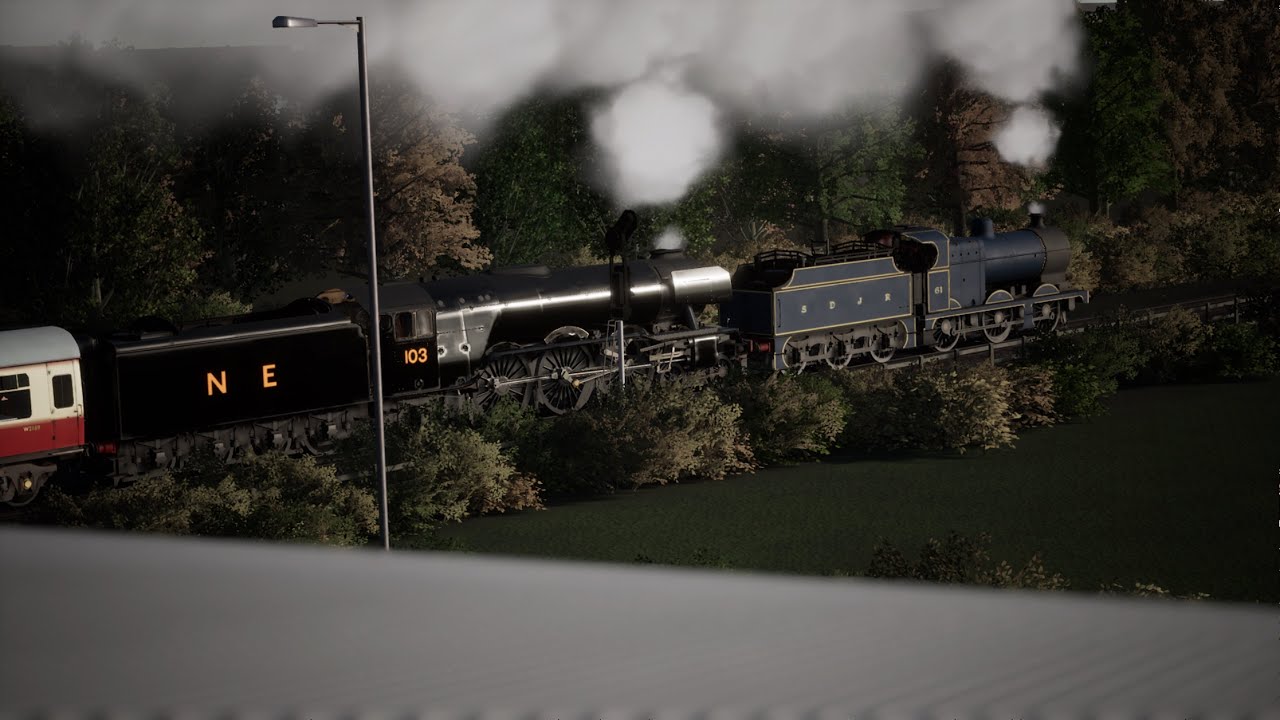 SDJR #61 and LNER #103 ‘Flying Scotsman’ depart Minehead at the WSR ...