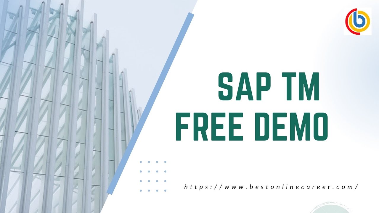 SAP TM on S4 HANA Free Demo | SAP TM Online Training | SAP ...