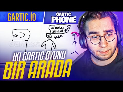 GÜLME KRİZİNE GİRDİK | EKİP İLE GARTIC IO VE GARTIC PHONE