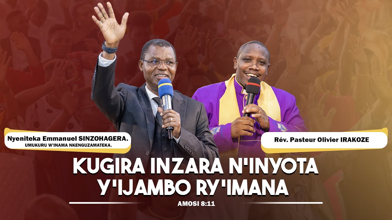 " KUGIRA INZARA N'INYOTA ..." Nyeniteka Emmanuel SINZOHAGERA, UMUKURU W ...