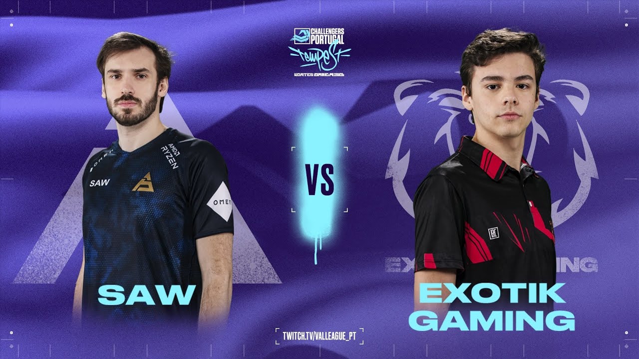 SAW vs EX0TIK - Split 2 - Round 1 - VALORANT Challengers Portugal: Tempest - YouTube