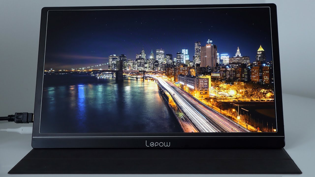Portable Monitor For Laptop & Smartphone - Lepow 15.6" USB Type C ...