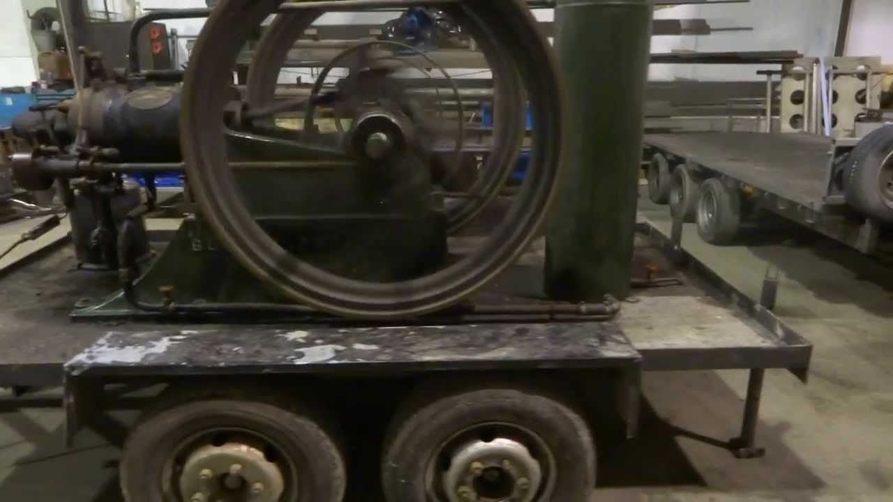 Blackstone hot bulb oil Engine - YouTube