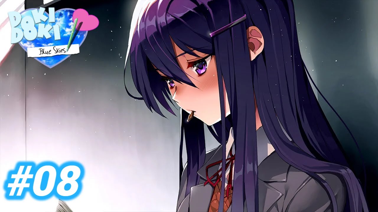 [RUTA YURI] MOMENTO INCÓMODO CON YURI | Doki Doki Blues Skies | #8 ...