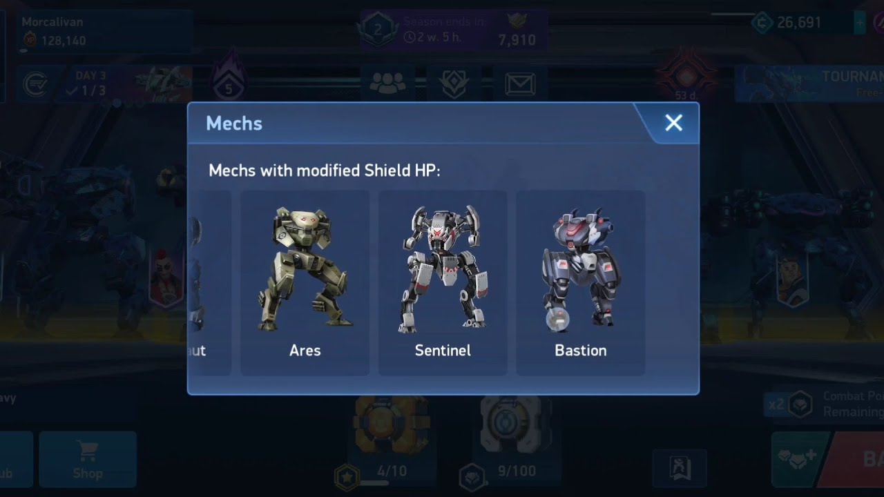 Mech Arena, I use Shield Modifiers! - YouTube