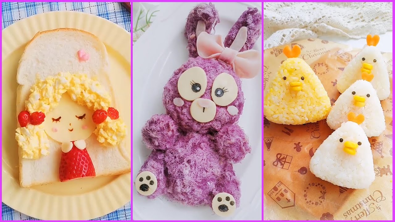 NEW Cute Lunch Box for kids, Fun Lunch Ideas Bento Boxes Compilation #8 ...