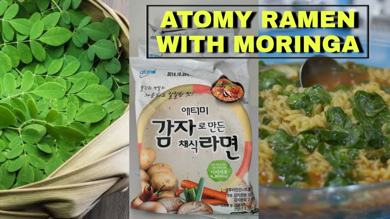 Atomy Potato Ramen with Moringa Leaves | Filipino Style Atomy Ramen ...