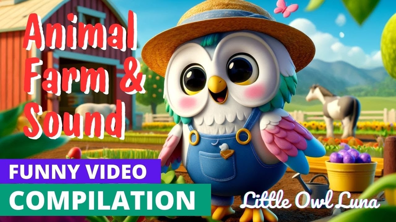 Learn Farm Animals Names and Sounds | Educational Video for Kids ...