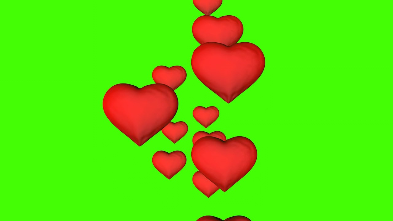 Green Screen Animated Heart FREE 02 - YouTube