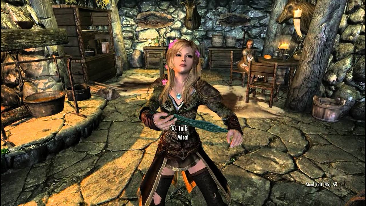 Skyrim Mirai - the Girl with the Dragon Heart HD - YouTube