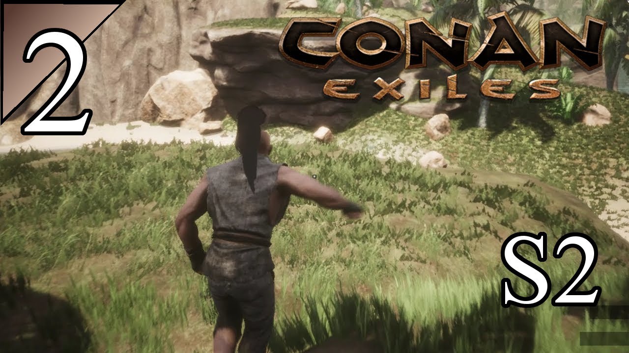 Conan Exiles (S2) 2: Making Contact With Wildlife.. Let's Play Full ...