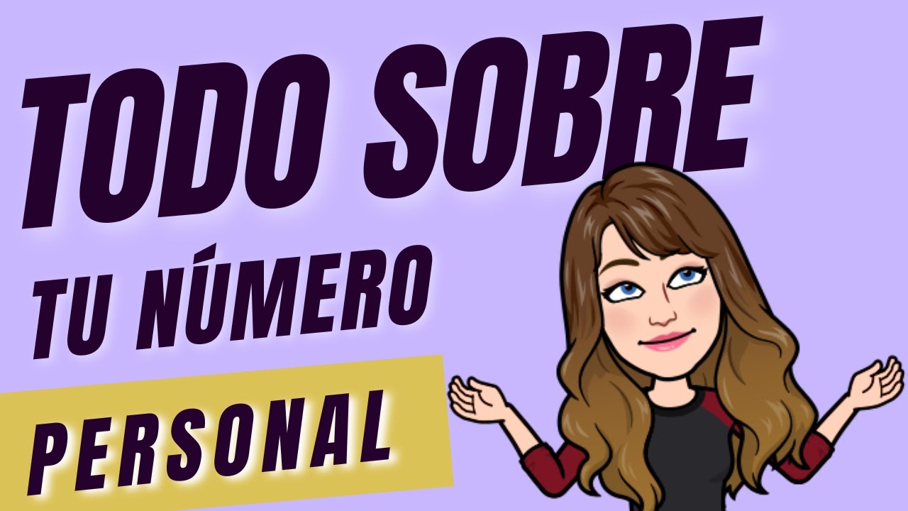 HABLEMOS de tu NÚMERO PERSONAL | Numerología Práctica - YouTube
