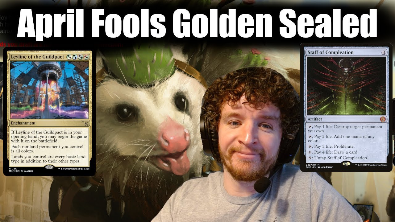 This is a fun video | April Fools Day Golden Sealed | MTG Arena - YouTube