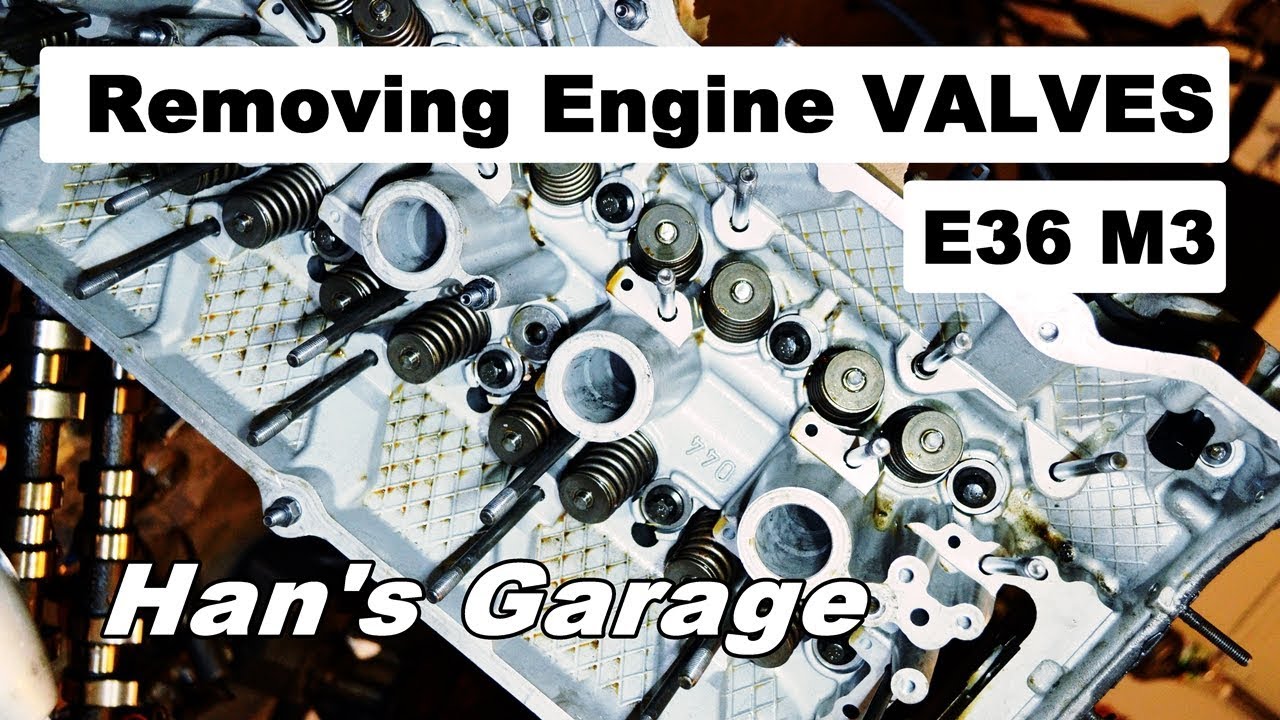 How to remove E36 Engine Valve without the compressor - YouTube