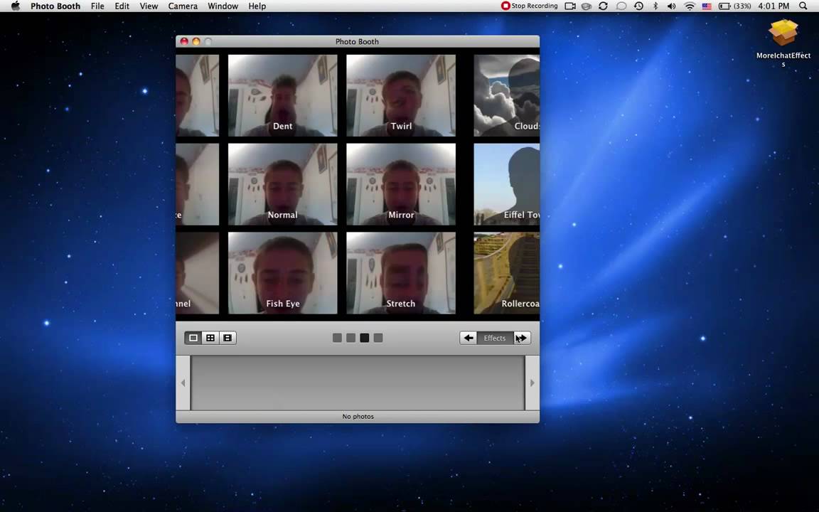 More iChat and Photobooth Effects - YouTube