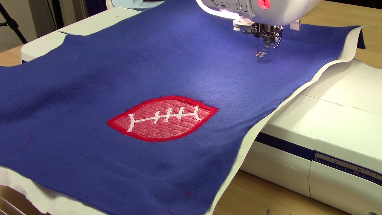 Embroidered Football Coasters - YouTube