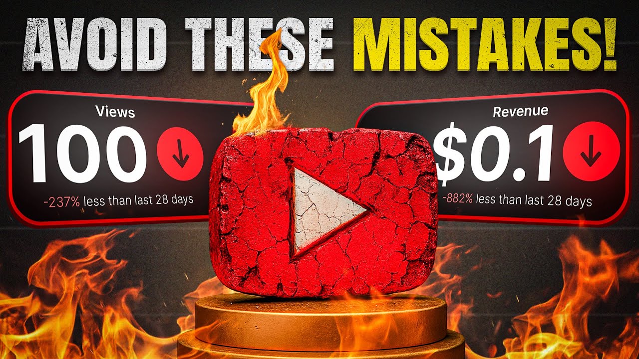 Deadly YouTube Mistakes That will Destroy Your Channel in 2025 - YouTube