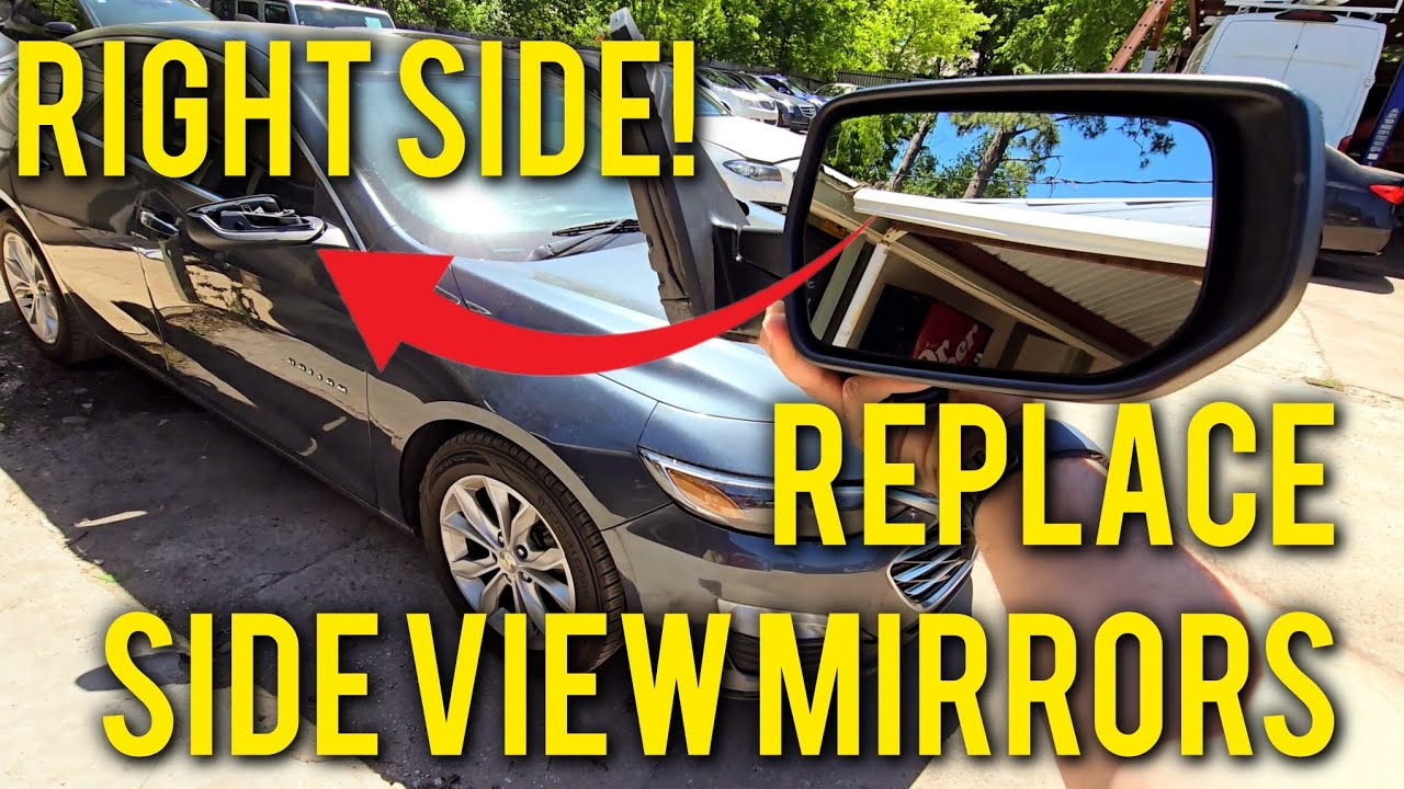 2016-23 CHEVY MALIBU SIDE VIEW MIRROR REPLACEMENT FAST& EASY DIY HOW TO ...