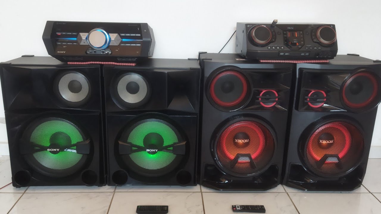 LG CL 98 vs Sony Shake 5 Duelo detalhado (3500w vs 2000w) #viral #top # ...