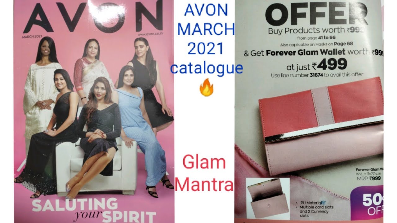 AVON March 2021 catalogue🔥//by Glam Mantra... - YouTube
