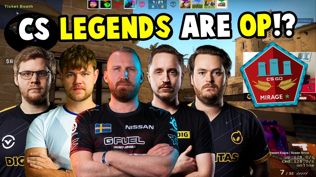 CS LEGENDS ARE UNSTOPPABLE 🔥 GeT_RiGhT, olof, NEO, friberg & Lekr0 ...