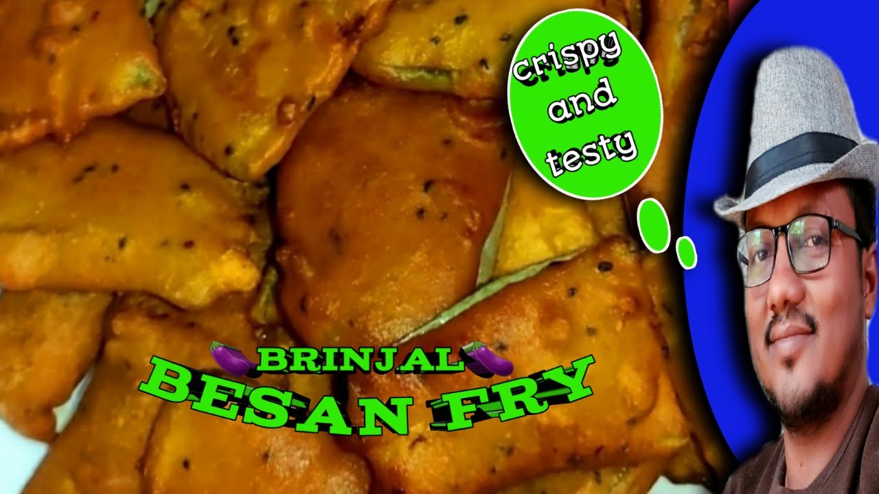 Brinjal Besan Fry /How to Make Brinjal Besan Fry /Beguni Recipe - YouTube