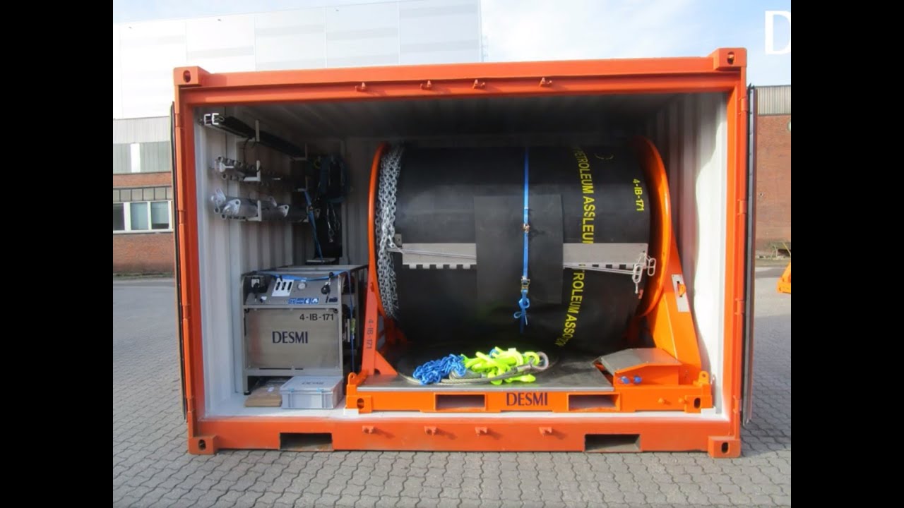 DESMI RO-BOOM 1800 With 15 kW POWER PACK - YouTube