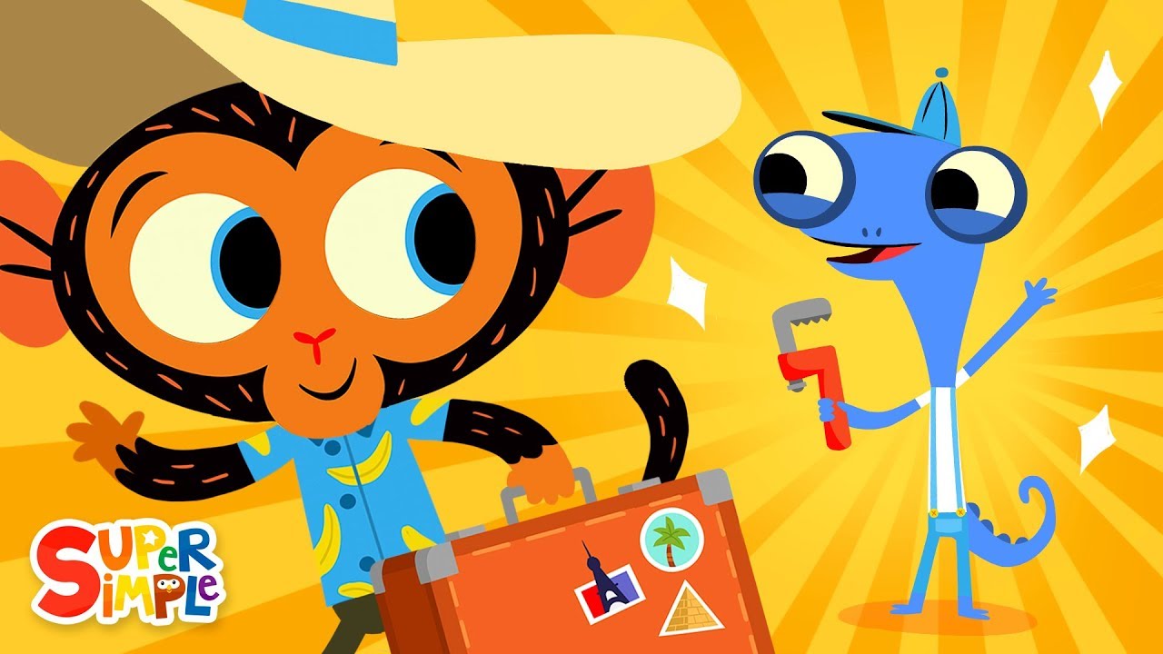 Mr. Chameleon Takes Over Mr. Monkey's Garage | Mr. Monkey, Monkey ...