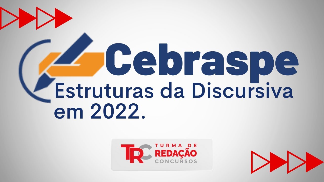 Cebraspe - Estruturas da Discursiva em 2022 - YouTube