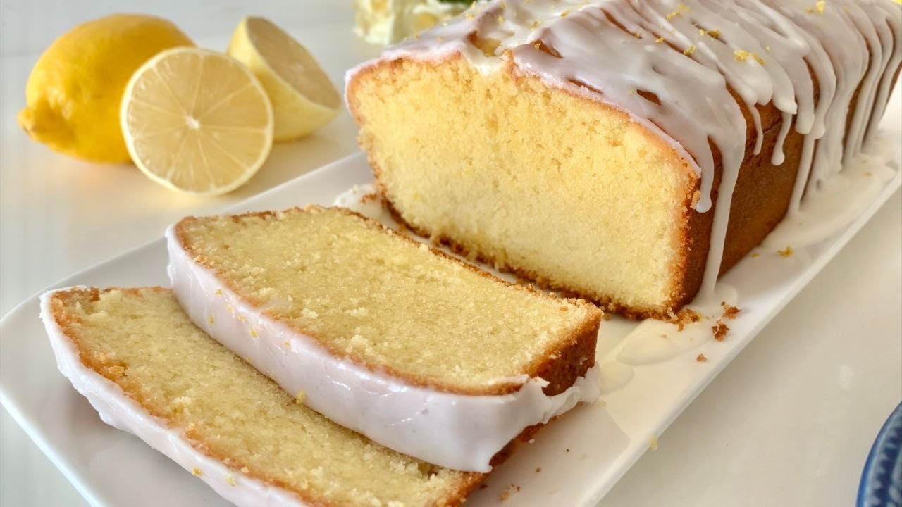 Easy Lemon Loaf Cake with 2 ingredient Frosting in 5 minutes - YouTube
