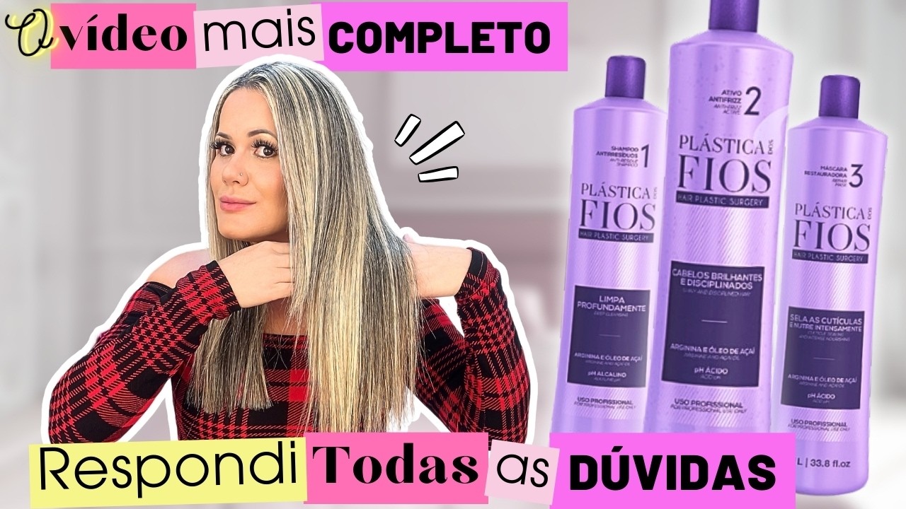 🚨PLÁSTICA DOS FIOS | O Vídeo mais COMPLETO sobre dúvidas { CONTA MAIS ...