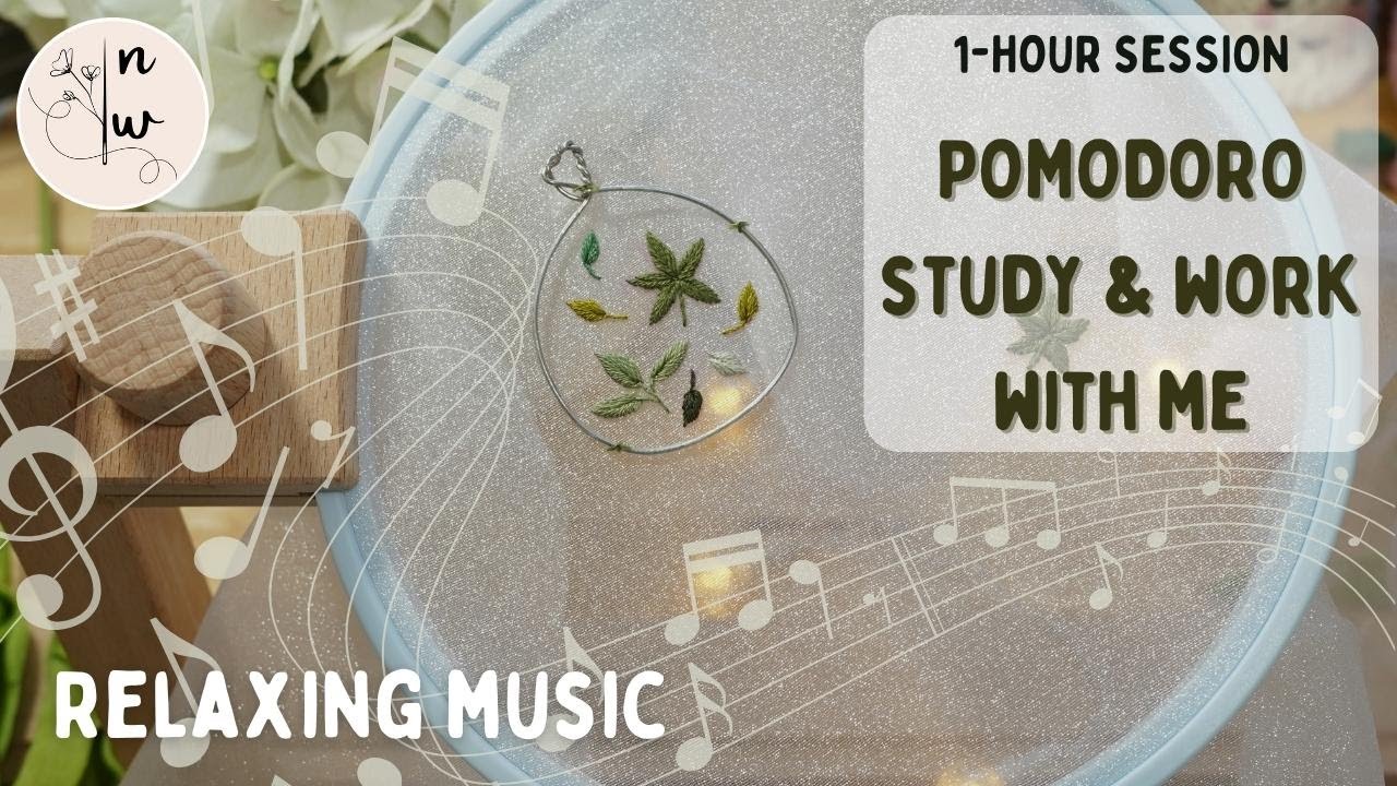 POMODORO STUDY and WORK WITH ME | 1-Hour Study / Work Session with ...
