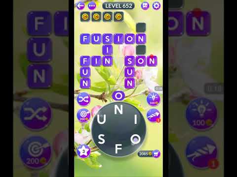 WORDSCAPES IN BLOOM LEVEL 652 masaya ang mga salita - YouTube
