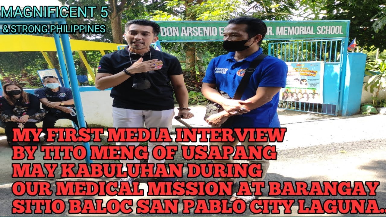 My First Media Interview By Tito Meng of Usapang May Kabuluhan during ...