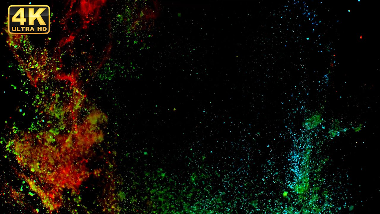 Motion background video effects HD no copyright, particles blue ...