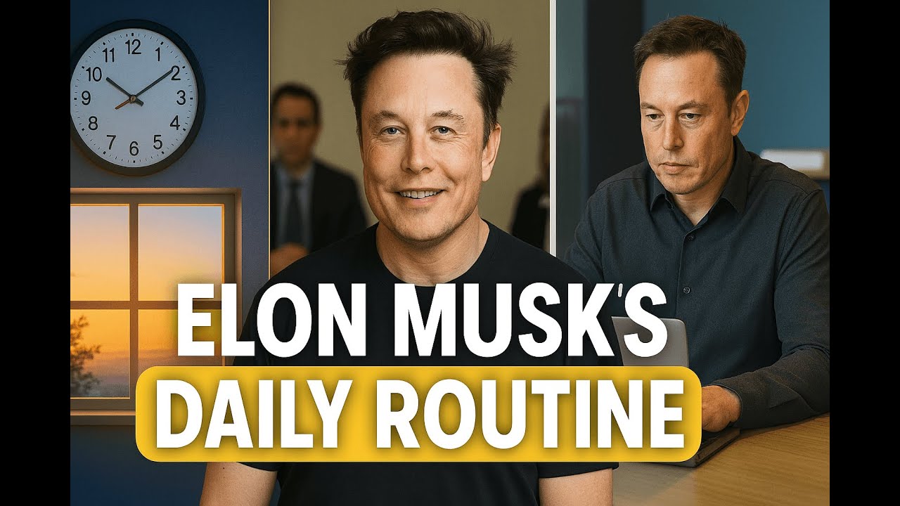Elon Musks Daily Routine (How Elon Musk Manages His Time And Multiple ...