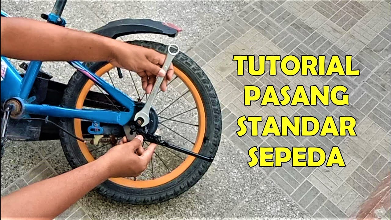 Tutorial Pasang Standar Sepeda Anak - YouTube