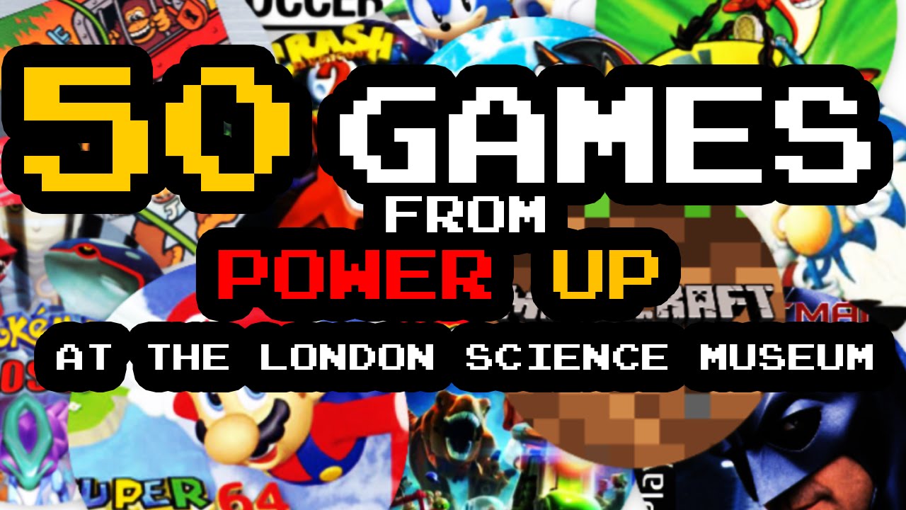 50 GAMES from Power Up! at the London Science Museum - YouTube