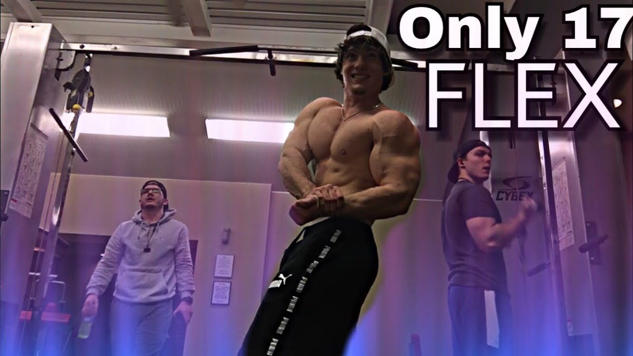 INSANE Physique Teen FLEX w/ Derek Martin - YouTube