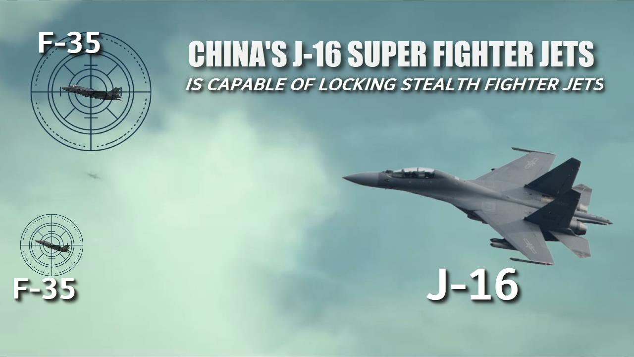 China's J-16 super fighter jet is capable of locking two US stealth ...