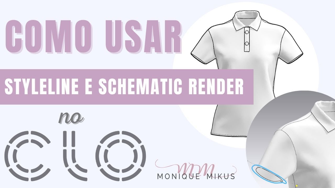 COMO USAR STYLELINE E SCHEMATIC RENDER | CLO 3D - YouTube