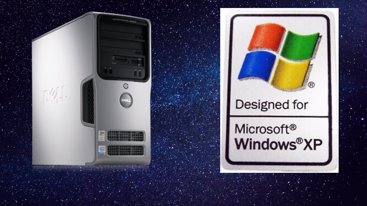 Dell Dimension E520 Windows XP Media Center 2005 - YouTube