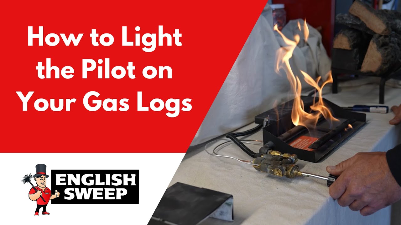 How to Light the Pilot on Your Gas Logs - YouTube