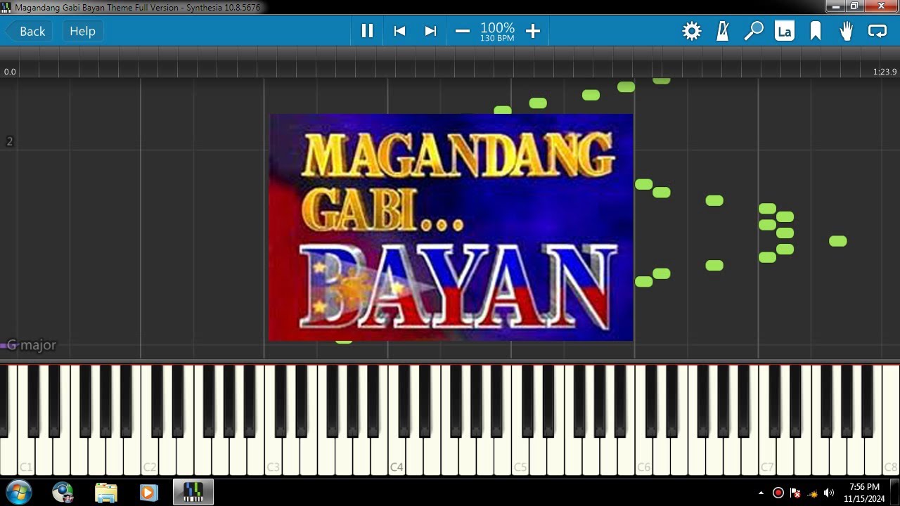 Magandang Gabi Bayan Full Theme (Synthesia) - Decision Makers by John ...
