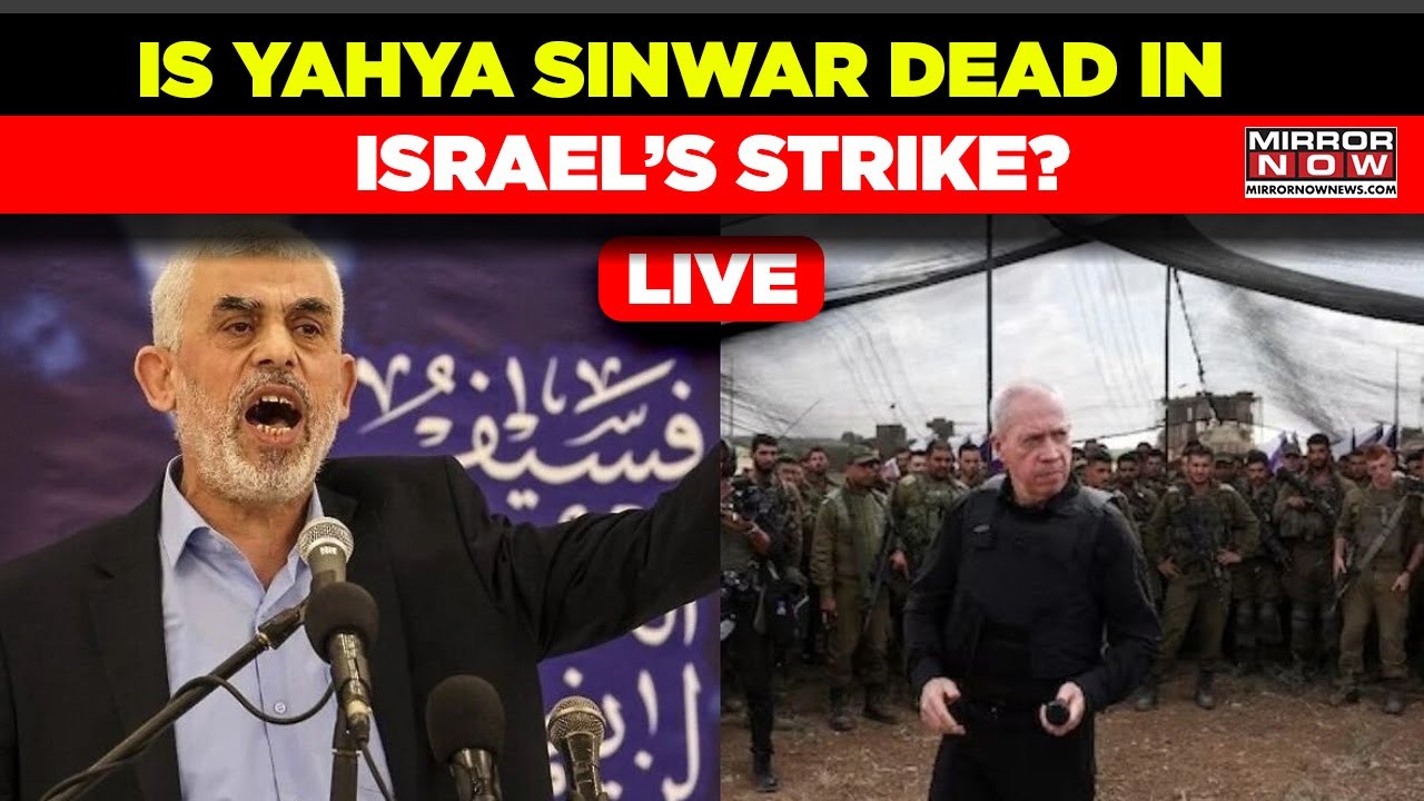 LIVE: Hamas Leader Yahya Sinwar Dead? MOSSAD Operation On Hamas ...