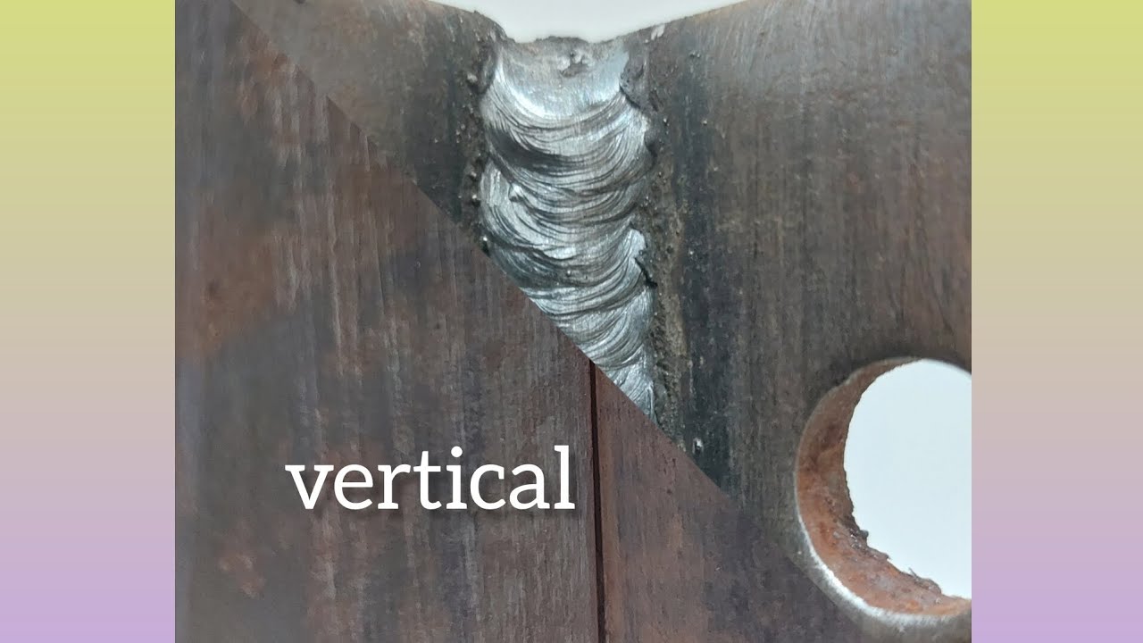 Vertical welding method for beginners - YouTube